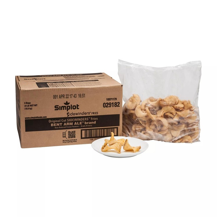 Simplot Original Cut Sidewinders Fries Bent Arm Ale Brand - US Foods ...