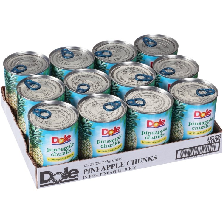 DOLE PINEAPPLE CHUNKS IN JUICE - US Foods CHEF'STORE