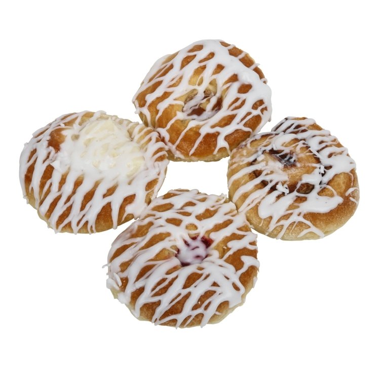 Hilltop Hearth Assorted Frozen Danish 125oz Baked Tray - US Foods CHEF ...