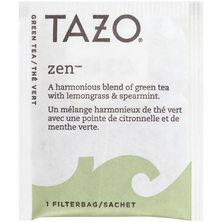 TAZO TEA BAGS ZEN - US Foods CHEF'STORE
