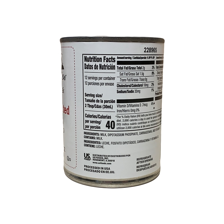 CARNATION EVAPORATED MILK - US Foods CHEF'STORE