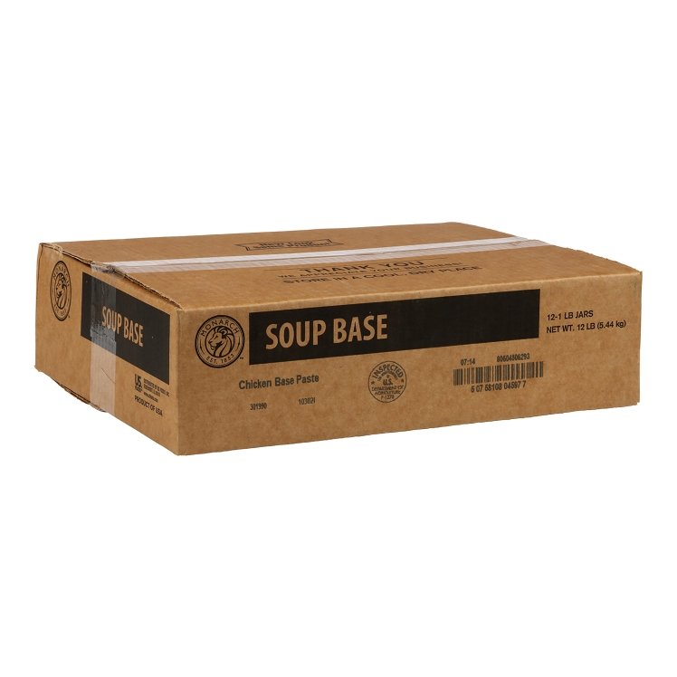 MONARCH CHICKEN PASTE MEAT SHELF STABLE SOUP BASE JAR - US Foods CHEF'STORE