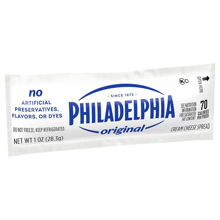 PHILADELPHIA CREAM CHEESE SINGLE SERVING PACKETS - US Foods CHEF'STORE