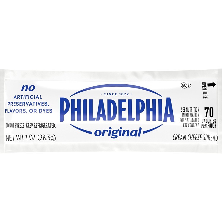 PHILADELPHIA CREAM CHEESE SINGLE SERVING PACKETS - US Foods CHEF'STORE