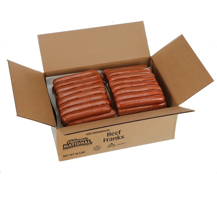 HEBREW NATIONAL HOT DOG 7 INCH SKINLESS COOKED 51 - US Foods CHEF'STORE