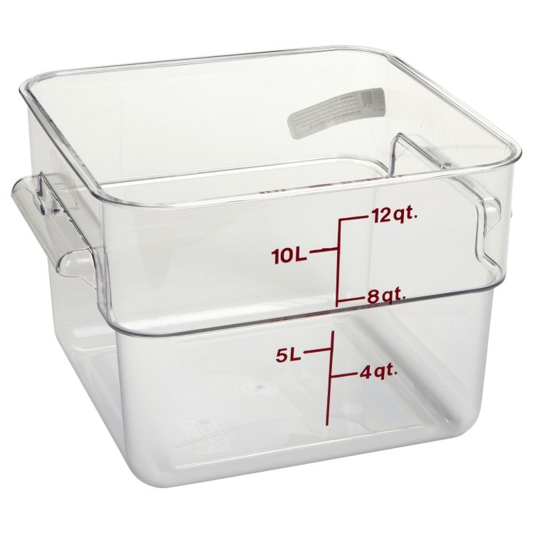 CAMBRO CROCK WITH LID CLEAR 27 QUART - US Foods CHEF'STORE