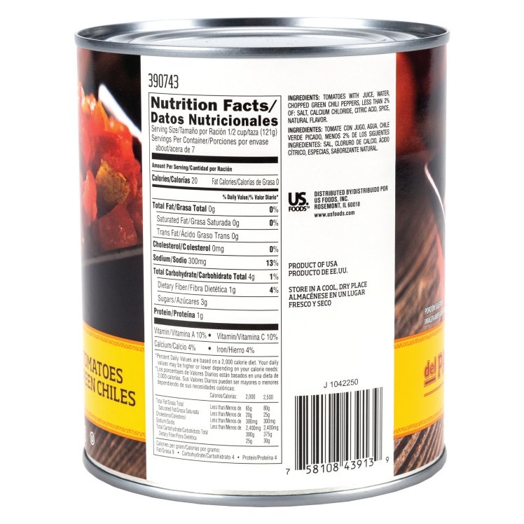 ANGELA MIA FIRE ROASTED DICED TOMATOES - US Foods CHEF'STORE