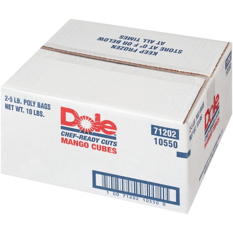 DOLE PACKAGED MANGO CUBE 38 IQF FROZEN - US Foods CHEF'STORE