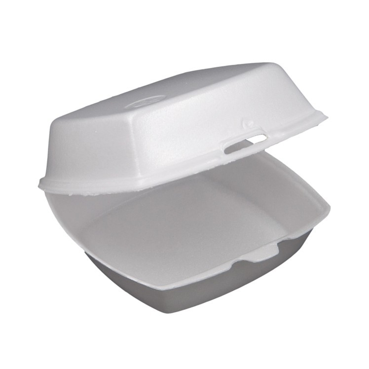 MONOGRAM CONTAINER FOAM 6 X 6 1 COMPARTMENT WHITE - US Foods CHEF'STORE