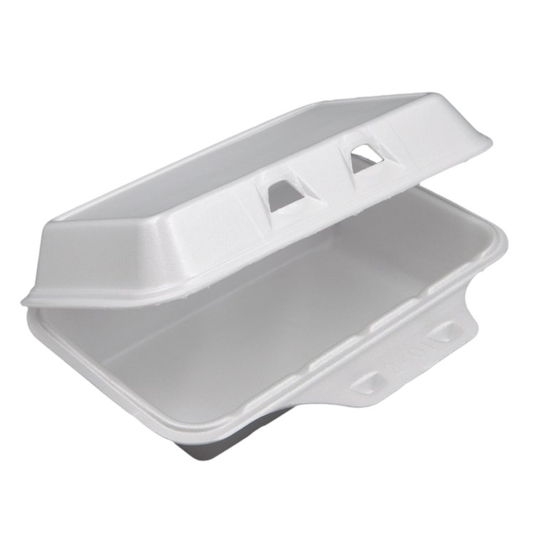 PACTIV TO GO CONTAINER FOAM WHITE 5X8 IN YHLW0188 - US Foods CHEF'STORE