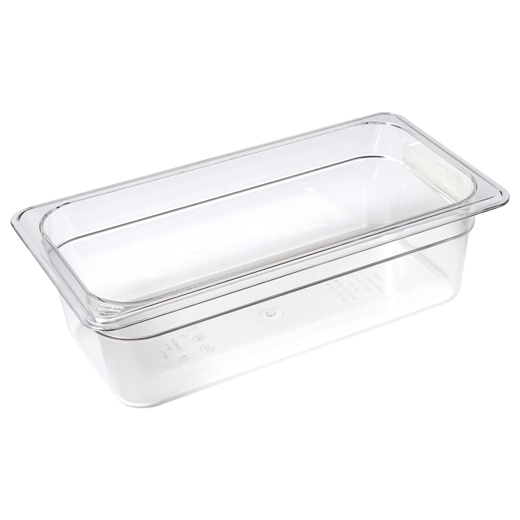 CAMBRO FOOD PAN CLEAR FULL SIZE 25 INCH DEEP - US Foods CHEF'STORE
