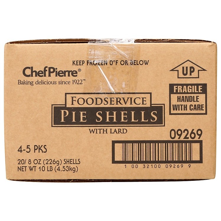 CHEF PIERRE RAW FROZEN DEEP PIE SHELL 9 INCHES - US Foods CHEF'STORE