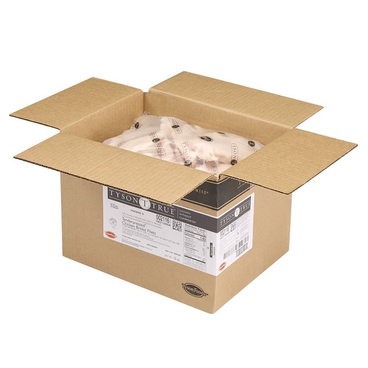 TYSON TENDERPRESSED BONELESS SKINLESS CHICKEN BREAST FILLET - US Foods ...