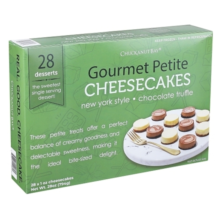 CHUCKANUT BAY GOURMET MINI CHEESECAKES - US Foods CHEF'STORE