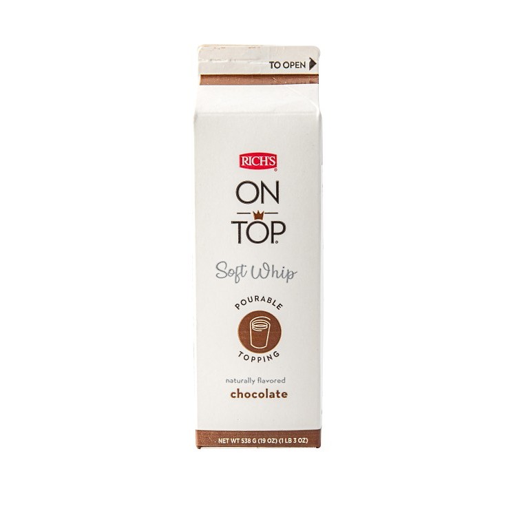 RICHS ON TOP SOFT WHIP POURABLE TOPPING CHOCOLATE 12119 LB - US Foods ...