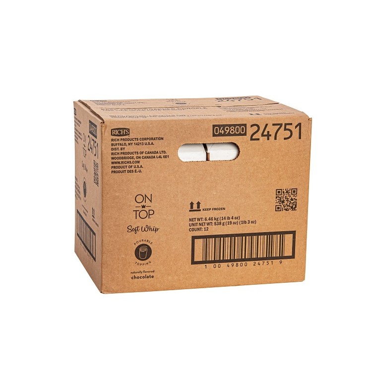 RICHS ON TOP SOFT WHIP POURABLE TOPPING CHOCOLATE 12119 LB - US Foods ...